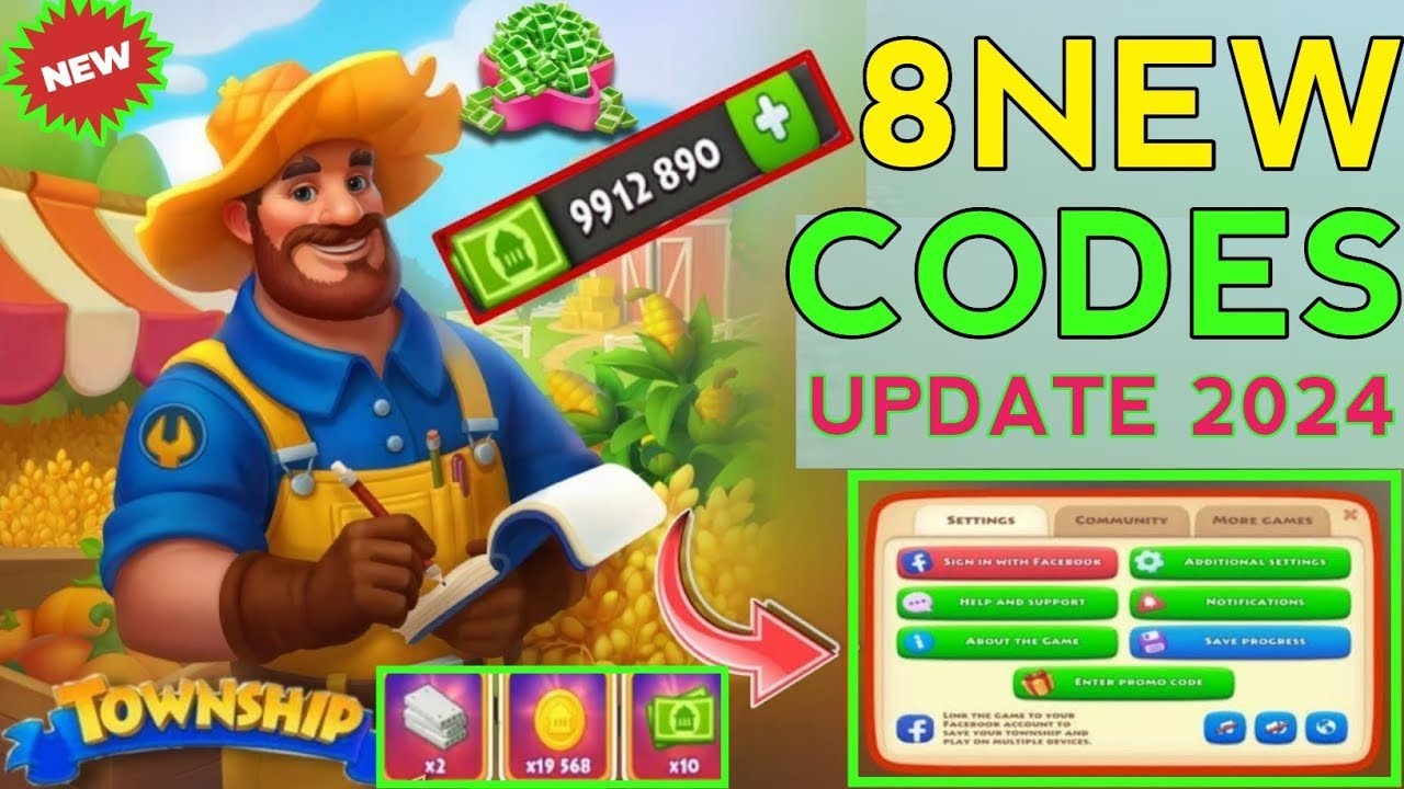 ☑️UPDATE!! *NEW*GIFT 👈CODES WORKING TOWNSHIP PROMO CODES 2024 TOWNSHIP ...