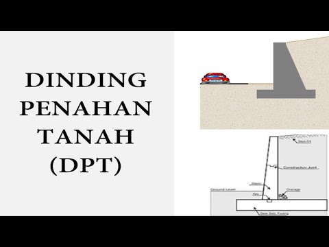 DINDING PENAHAN TANAH (DPT) #konstruksi #retainingwall #geoteknik # ...