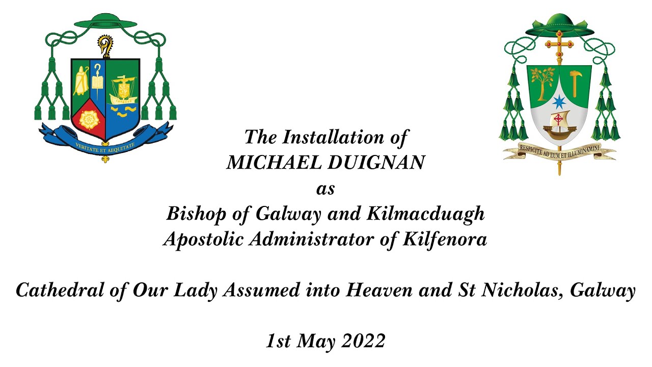 The Installation of Bishop Michael Duignan as Bishop of Galway - YouTube