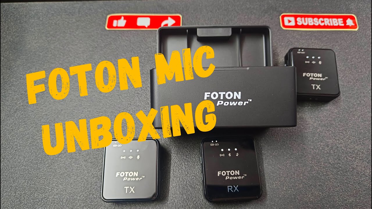 Foton Power FT777 Wireless Mic Unboxing and Review - YouTube