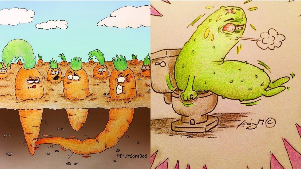 Funny Life Of Fruits Comics🔥 By @fruitgonebad 05 - YouTube