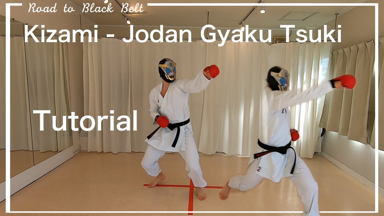 How to move during a karate punch with a series of strikes / Gyakutsuki ...
