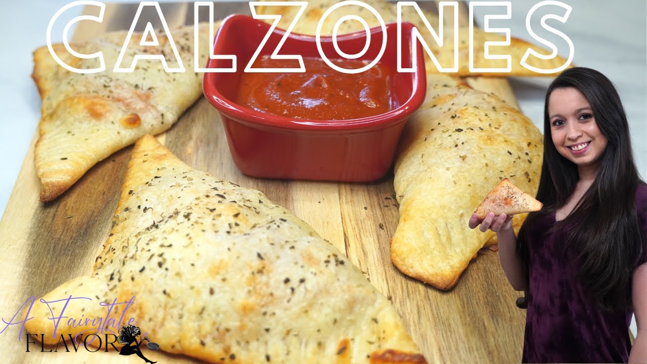QUICK AND EASY PIZZA CALZONES RECIPE - YouTube