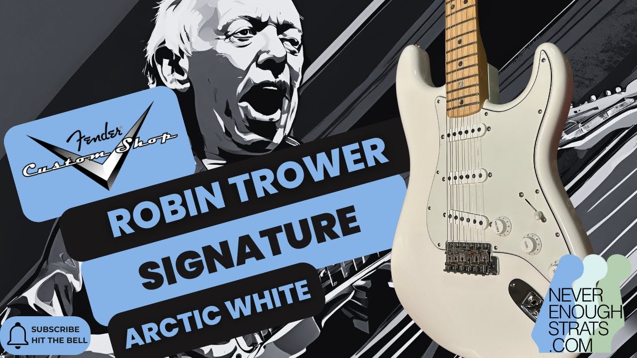 Fender Custom Shop Robin Trower Signature NOS Stratocaster 2023 Arctic ...