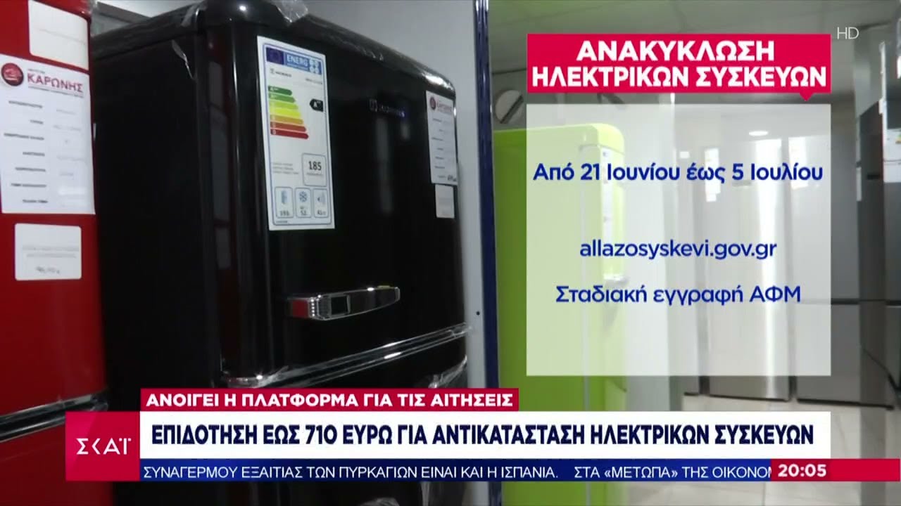 Επιδότηση μέχρι 710 ευρώ για αντικατάσταση ηλεκτρικών συσκευών ...
