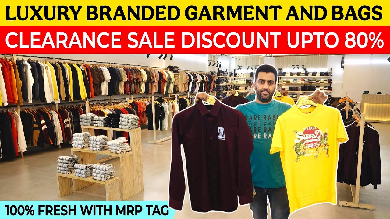 CLEARANCE SALE ON BRANDED GARMENTS AND BAGS IN RETAIL | DISCOUNT UPTO ...