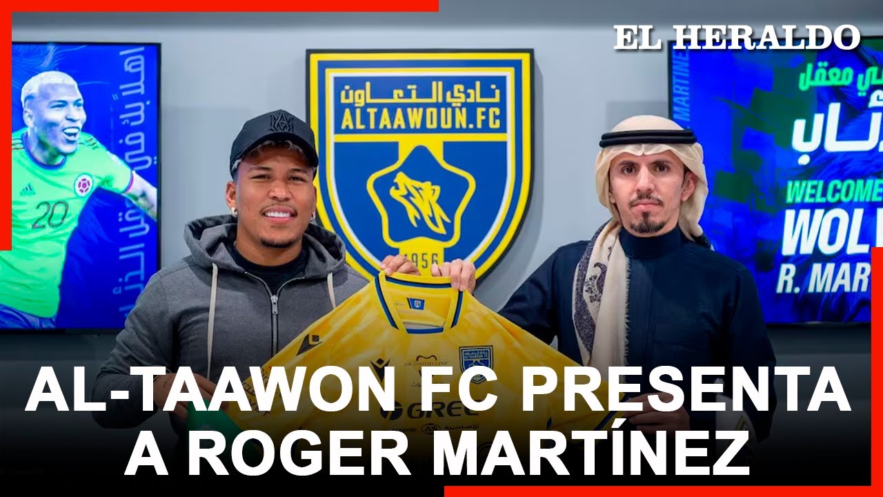 Roger Martínez fue presentado como nuevo jugador del Al Taawon FC de ...