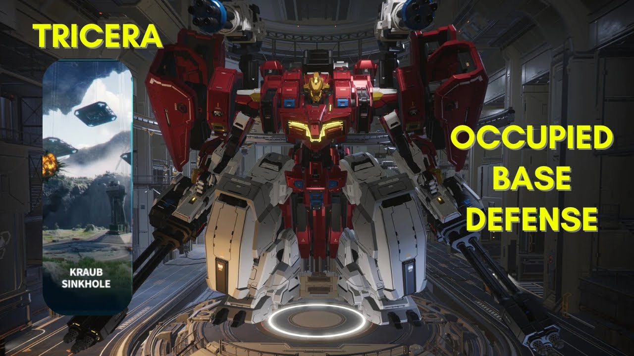 【MECHA BREAK】TRICERA MVP - MAP KRAUB SINKHOLE (1000 VS 972 POINT ...