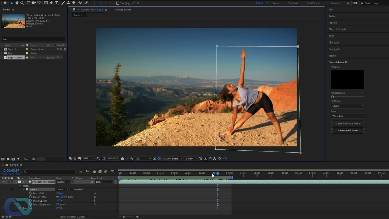 HOW TO remove ANYTHING with CONTENT-Aware in After Effects - YouTube