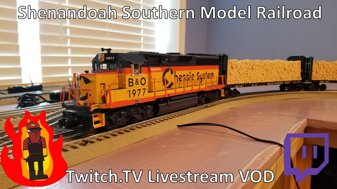 Twitch Model Railroad Livestream VOD - It's just a test! - YouTube