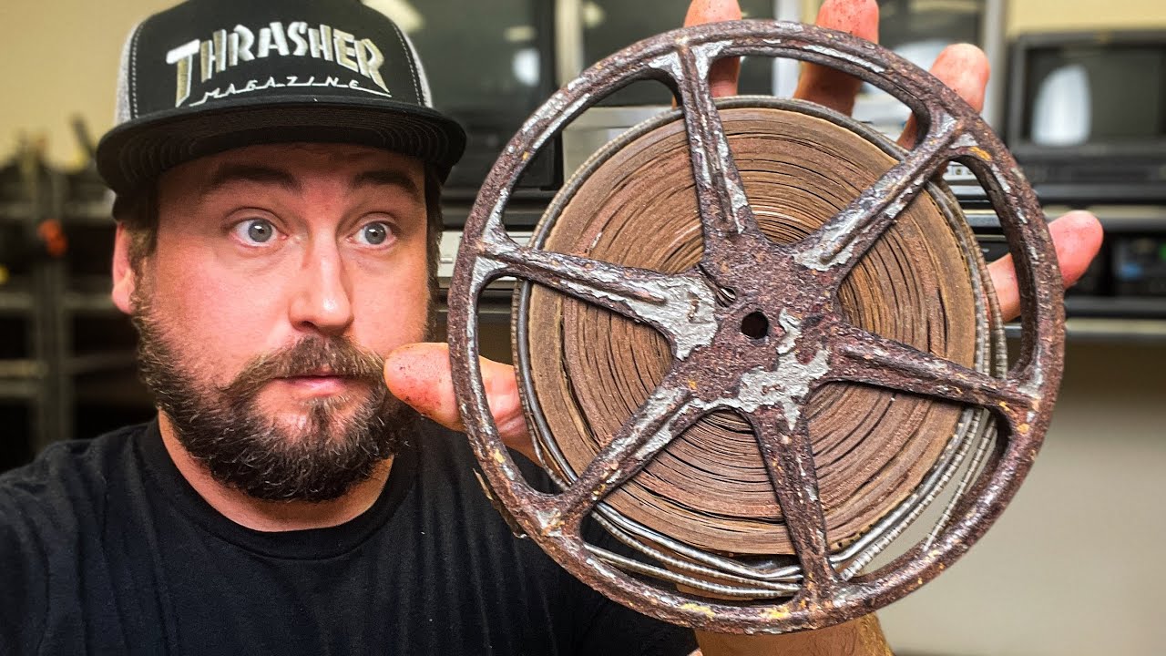 WHAT THE HECK! RUSTY FILM REELS!! - YouTube