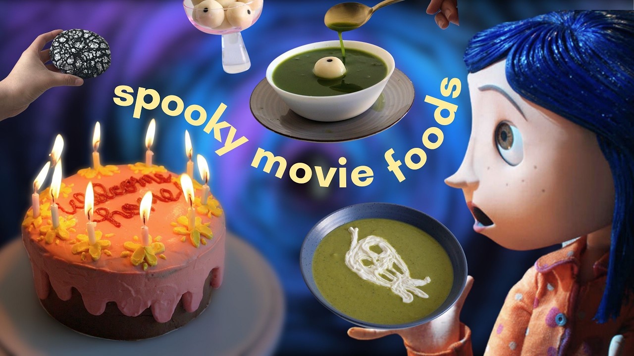 I recreated Foods from Nostalgic Halloween Movies 🎃 (nightmare before ...