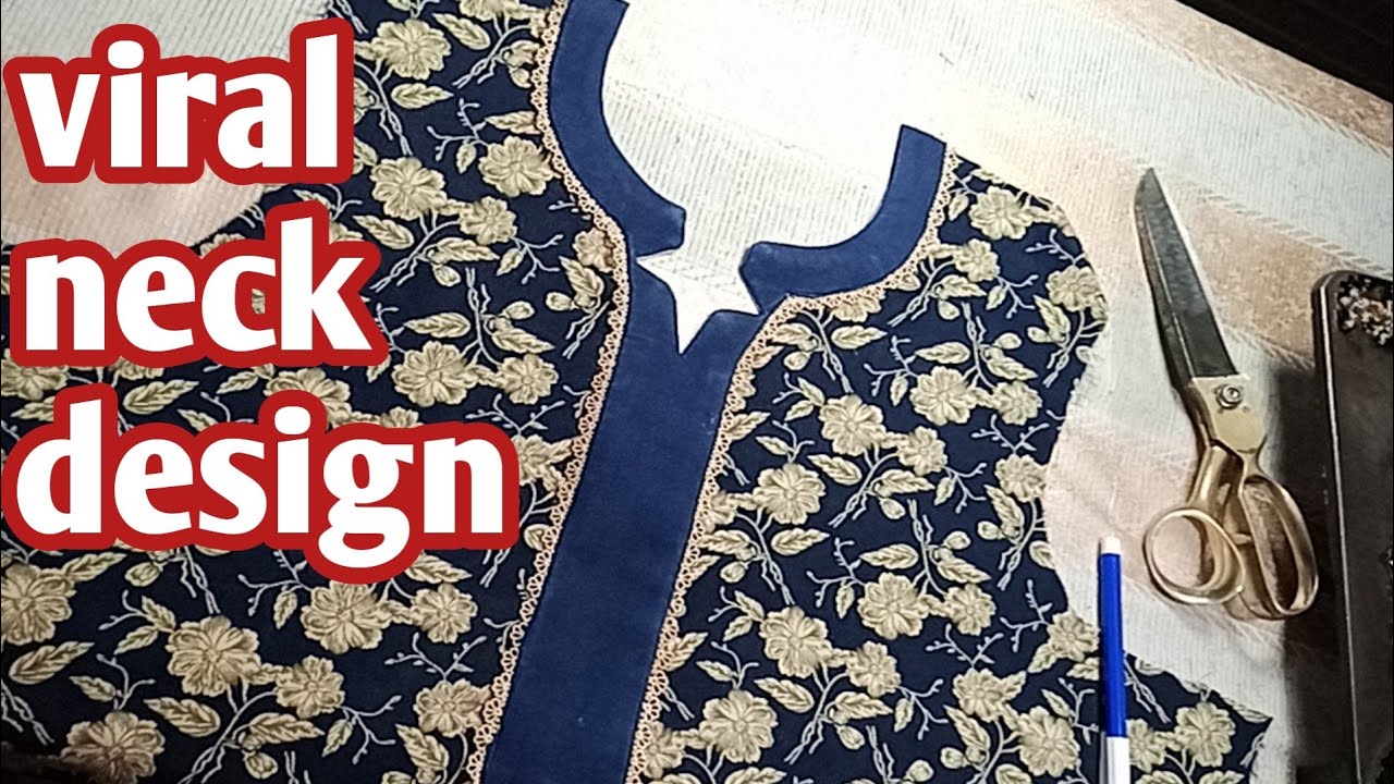 star neck design cutting and stitching||viral neck design #neck - YouTube
