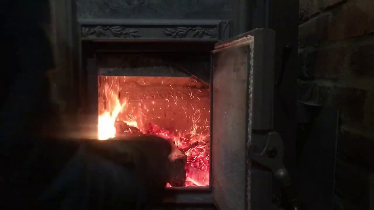Wood combustion - best way to hear your house - YouTube