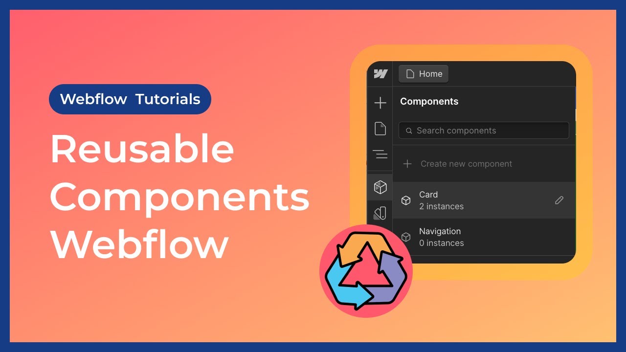 What are Components or Symbols in Webflow - YouTube