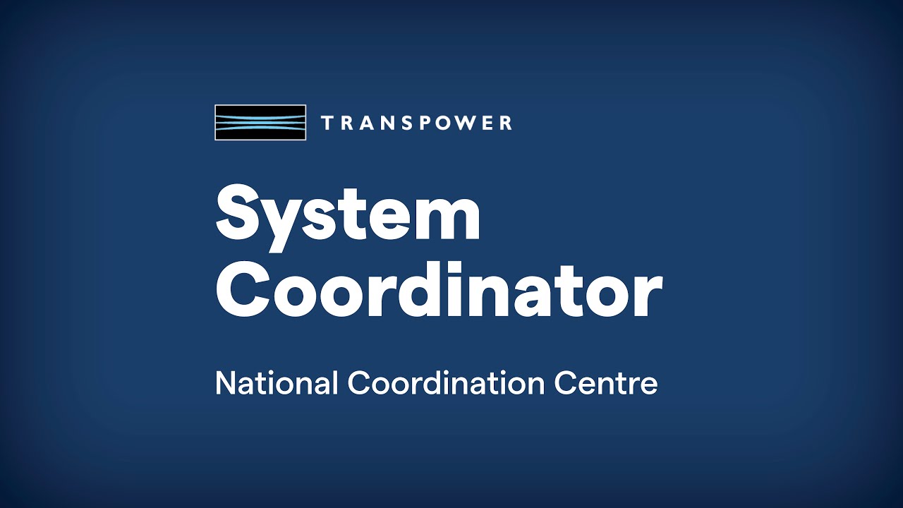 Transpower National Coordination Centre - System Coordinator - YouTube