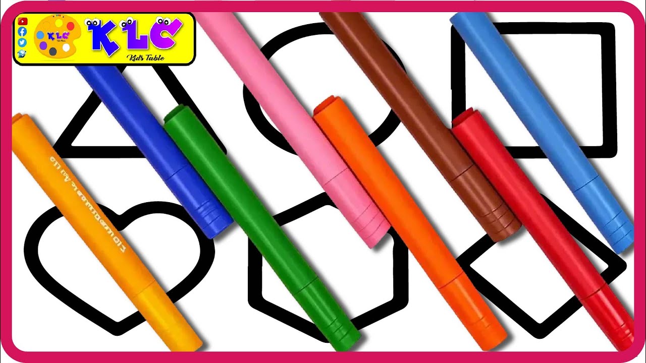 Dive into a Colorful World: Learn Shapes with Fun Drawing, Coloring ...