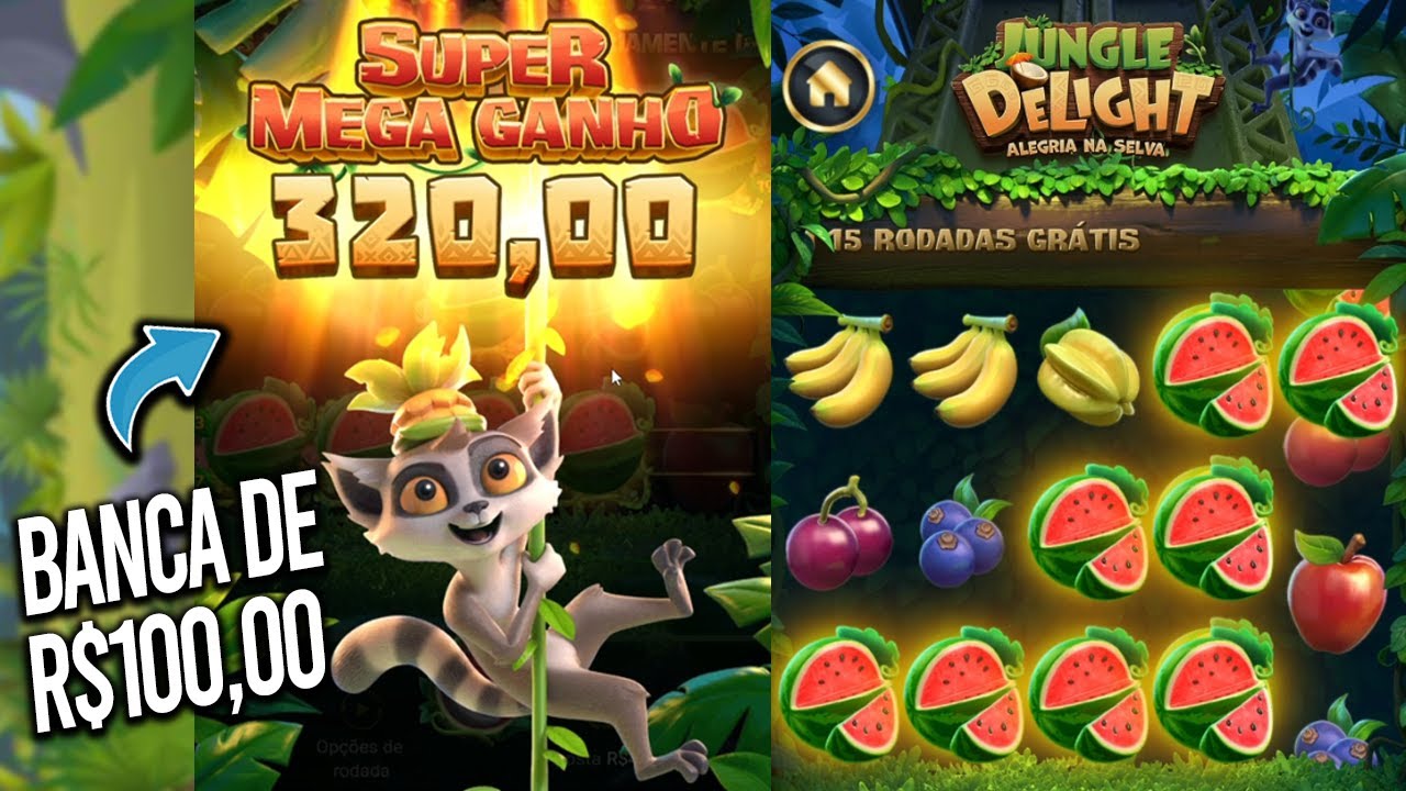 R$200 DE LUCRO NESSE SLOT *JUNGLE DELIGHT* - YouTube