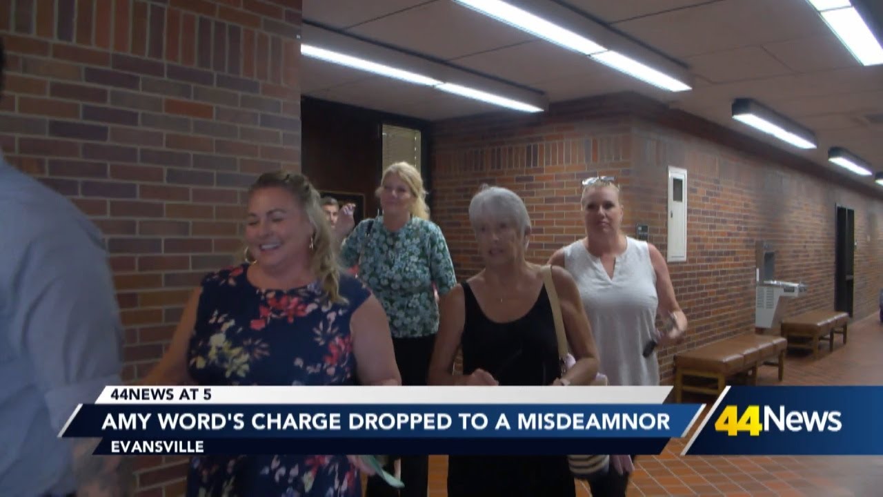 Amy Word's charge dropped to a misdemeanor - YouTube