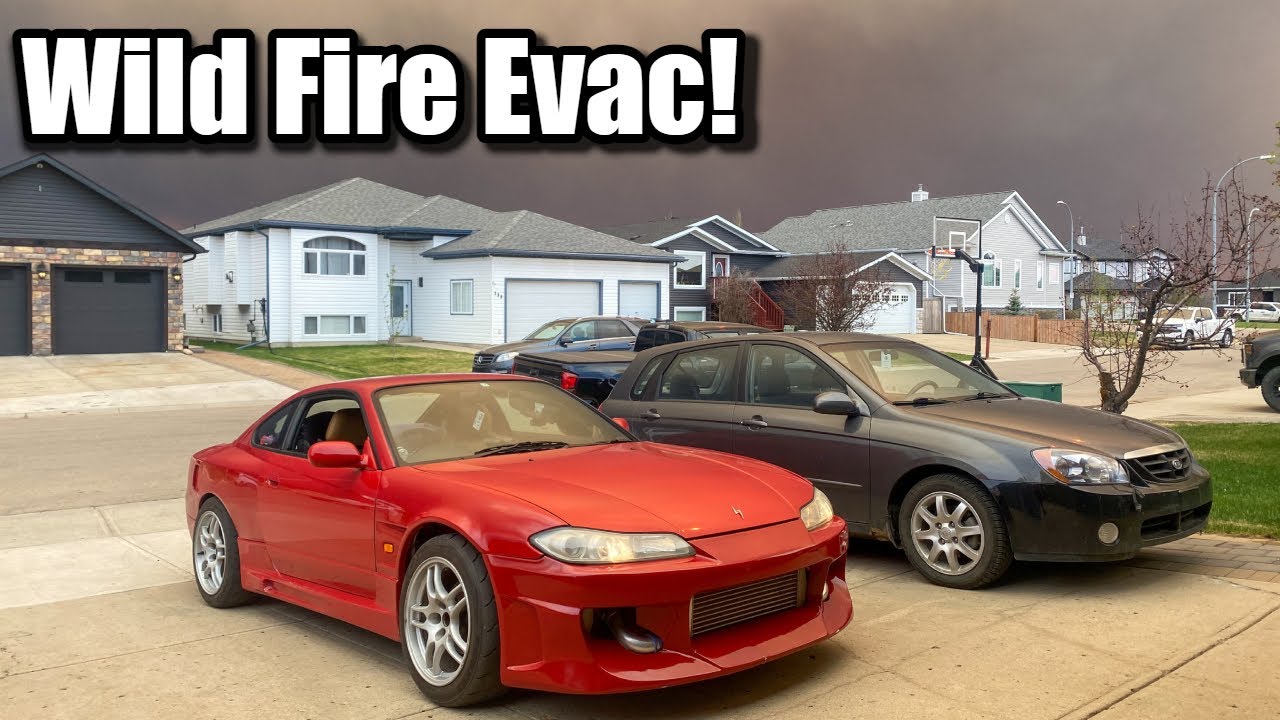 Jdm Car's Run Away From WILD FIRE?! (EVACUATION!?) - YouTube