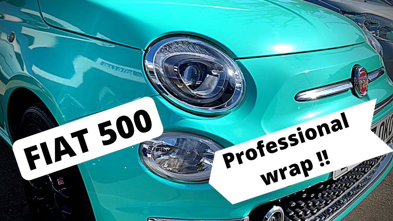 Wrapped FIAT 500 - Professionally wrapped BY FIAT!!! - YouTube
