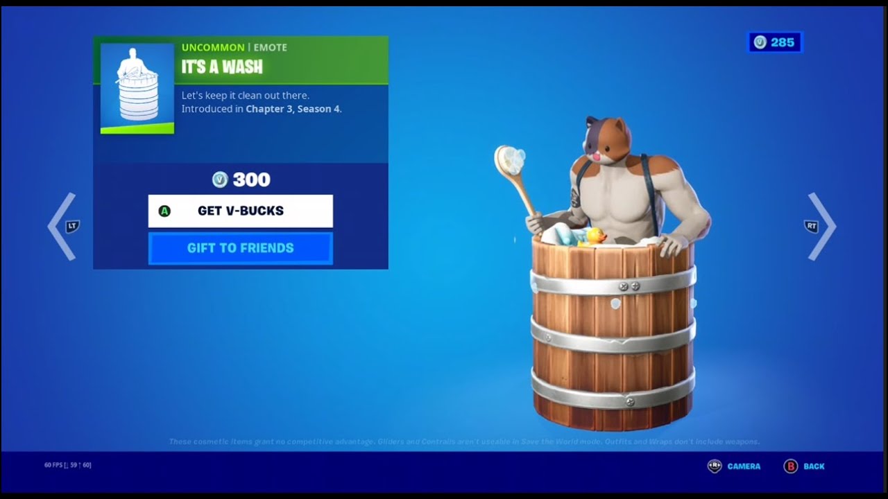 FORTNITE | CHAPTER 3 | SEASON 4 | MEOWSCLES TAKING A BATH WASHING HIS ...