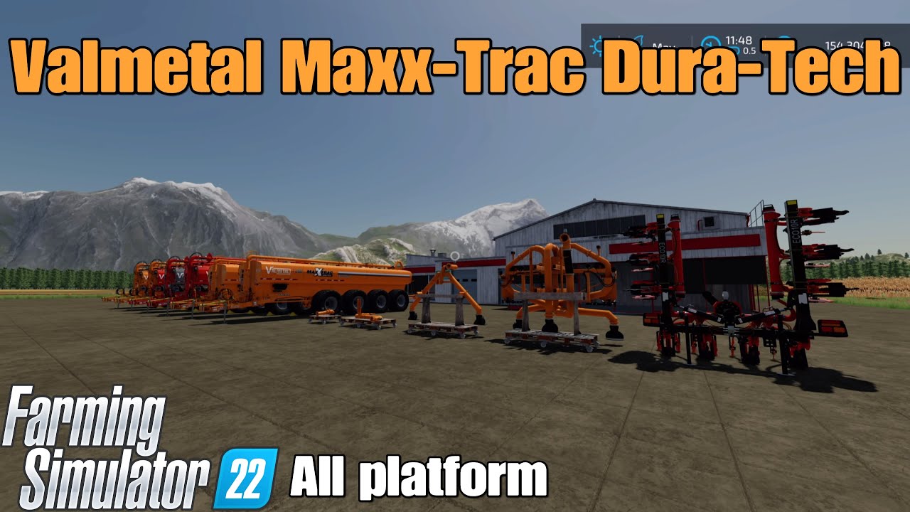 Valmetal Maxx-Trac Dura-Tech / FS22 mod for all platforms - YouTube