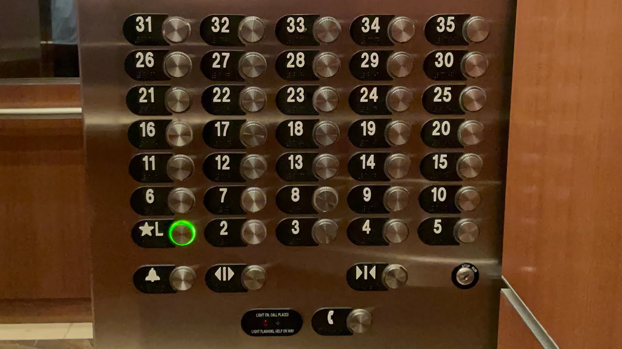 Otis High Rise Elevators @ The Chandler - Chicago, IL. - YouTube