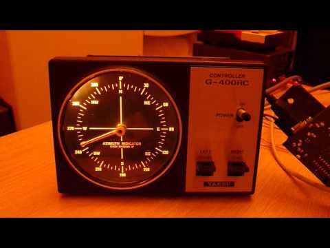 Easy Rotor Control Interface for Yaesu G-400rc /2 - YouTube