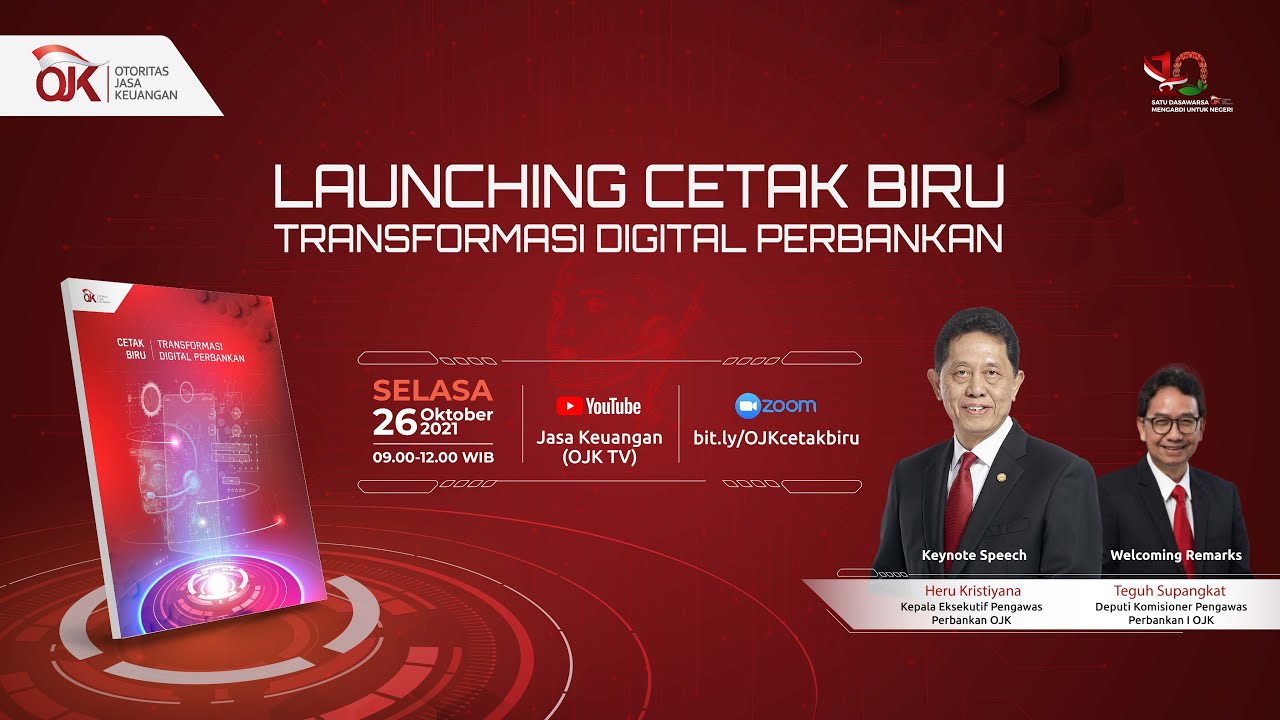 [LIVE] Launching Cetak Biru Transformasi Digital Perbankan - YouTube