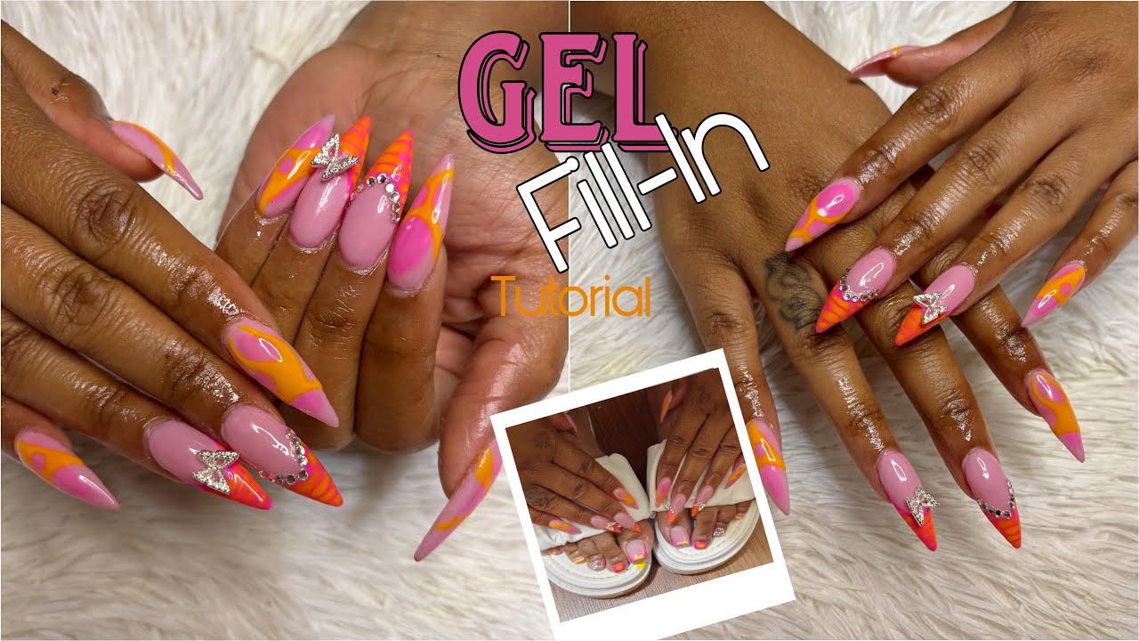 Watch Me Do A Fill On My Gel-X Nails | Polygel Fill in On Gel-X Nails ...