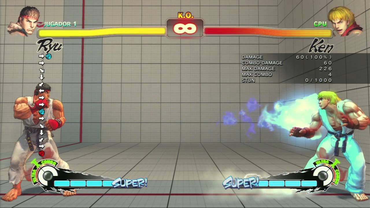 Tutorial Ryu SSFIV Arcade Edition - YouTube