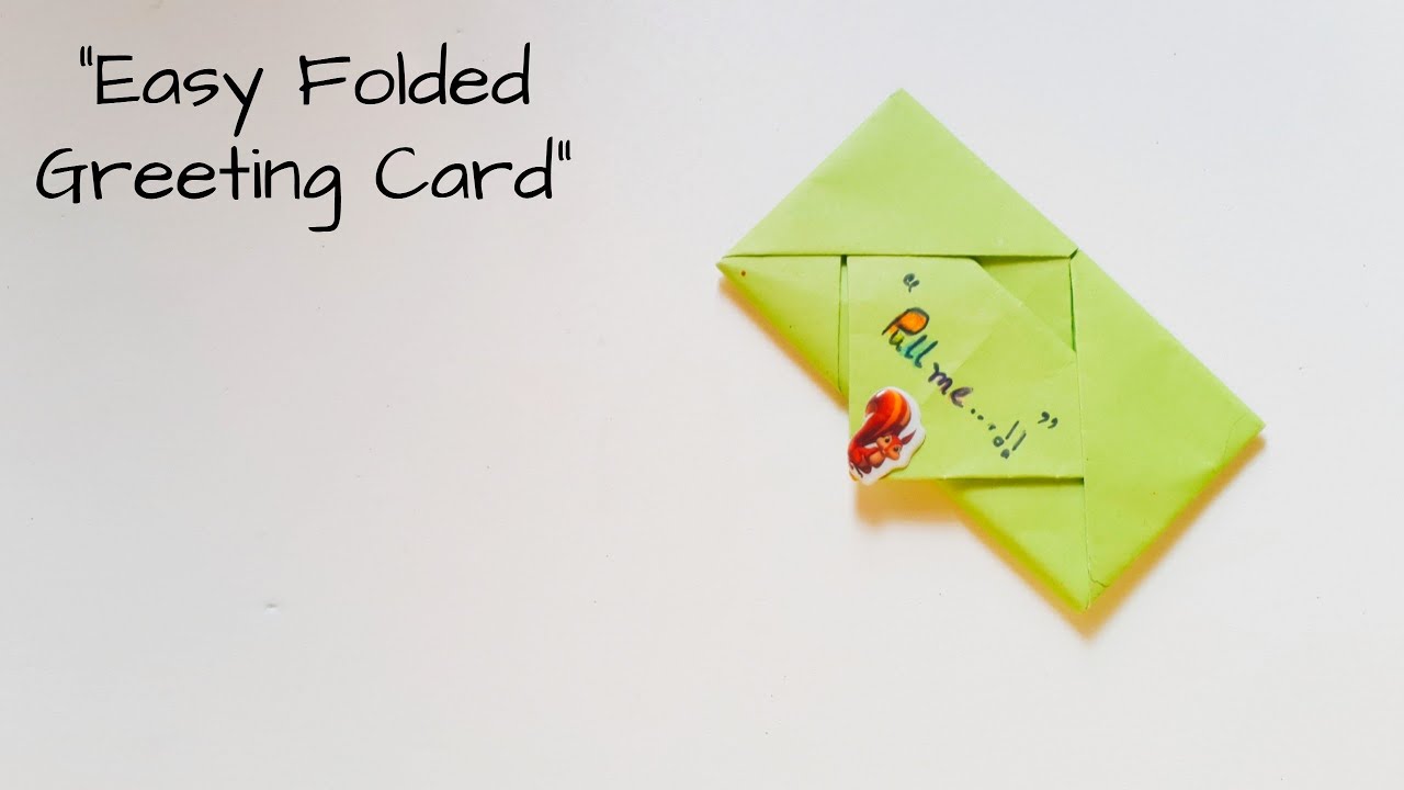 HOW TO MAKE A FOLDED GREETING CARD EASY CARD MAKING YouTube how-to-make-a-folded-greeting-card-easy-card-making-youtube