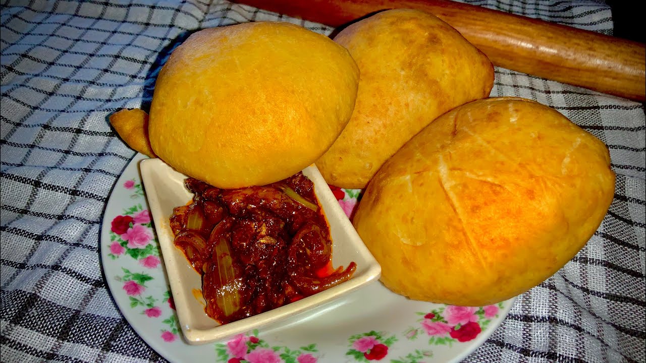 RESEPI ROTI PURI Lembut dan Gebu Sukatan Cawan | Cara Buat Roti Poori ...