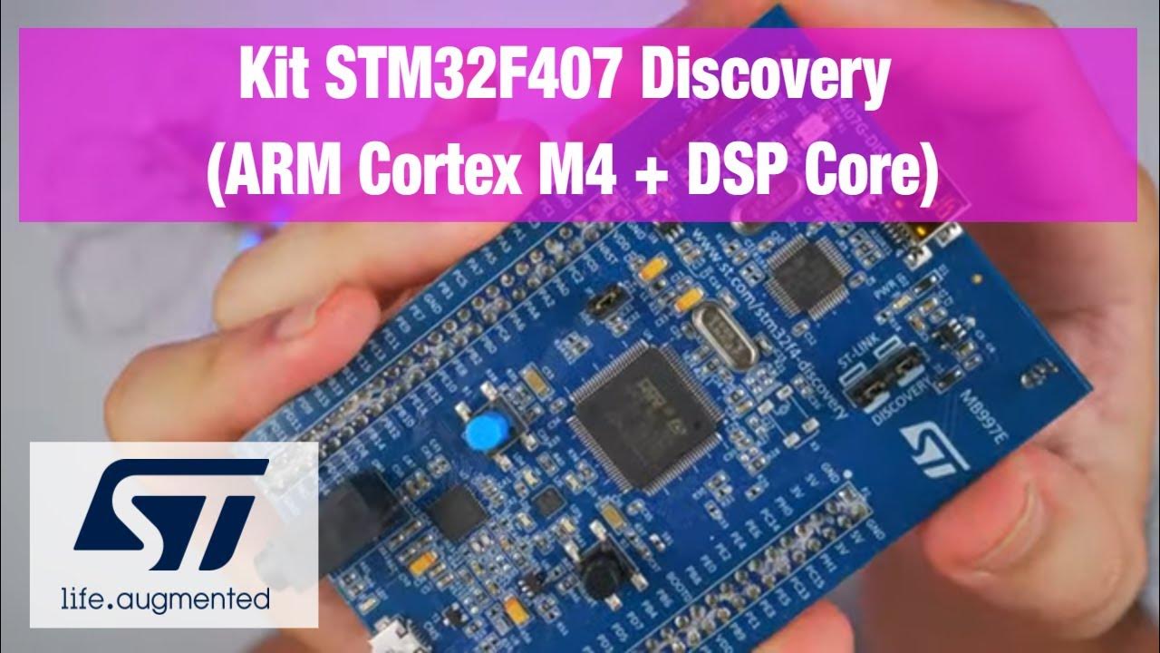 Rewiew Kit STM32F407 Discovery (ARM Cortex M4 + DSP Core) - YouTube