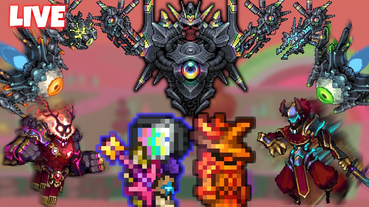 EXO MECHS AND SUPREME CALAMITAS TONIGHT! | Showing My Friend Terraria ...