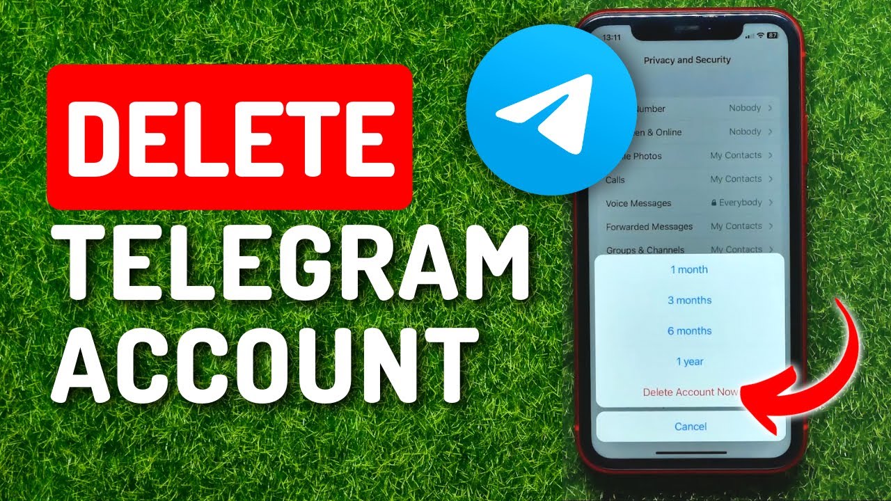 How to Delete Telegram Account (2023) - YouTube