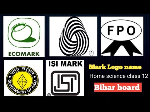 ISI , Ecomark, Bis FPO,woolmark,# mark logo # class 12 home science ...