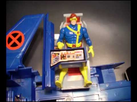 Cyclops Tour of the Blackbird X-Men Stop motion figures - YouTube