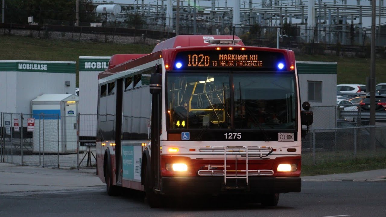 (RIDE) TTC 1275 on 102 Markham Road - YouTube