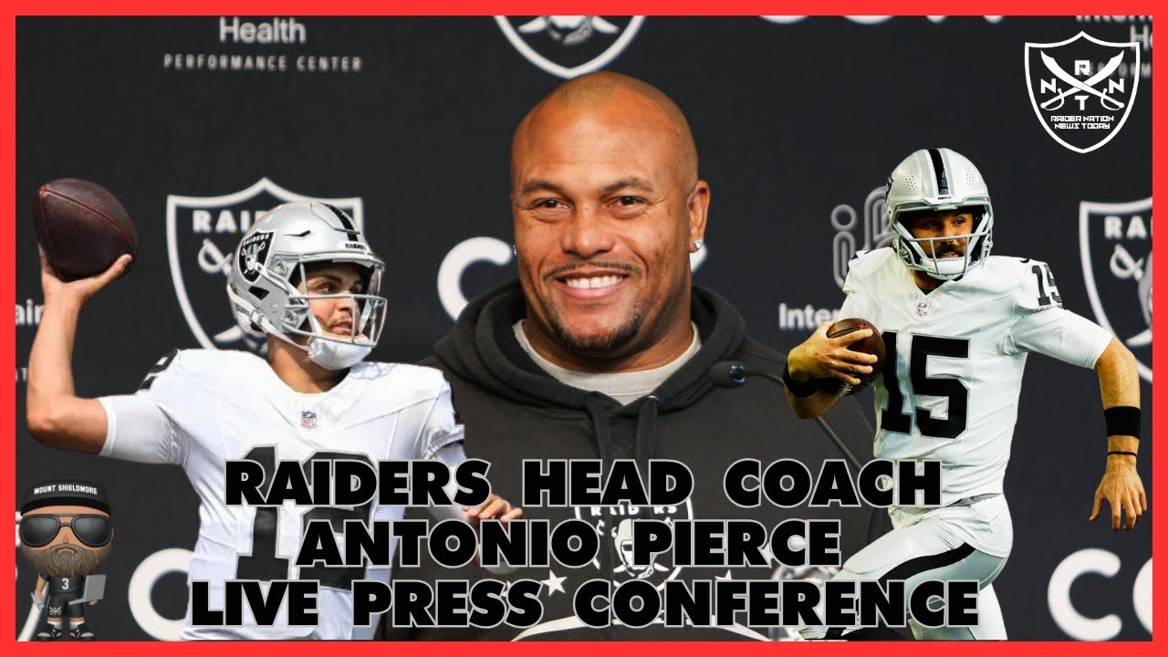 Intense Raiders QB Battle: Antonio Pierce LIVE - YouTube