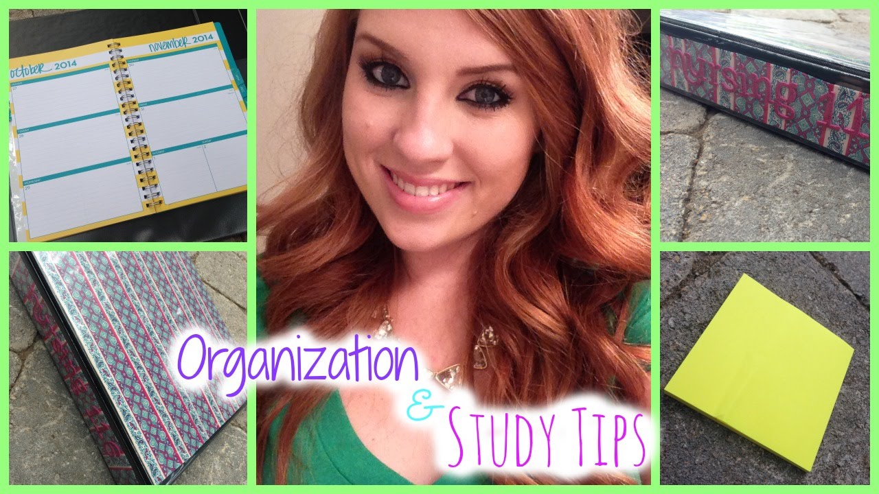 Back To School: How To Stay Organized + Study Tips! - YouTube