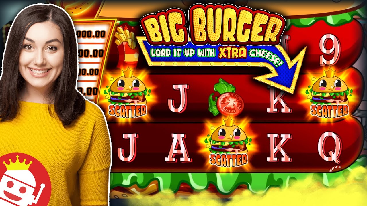 🍔 BIG BURGER LOAD IT UP WITH XTRA CHEESE MAX WIN 😱 $40 BET! - YouTube