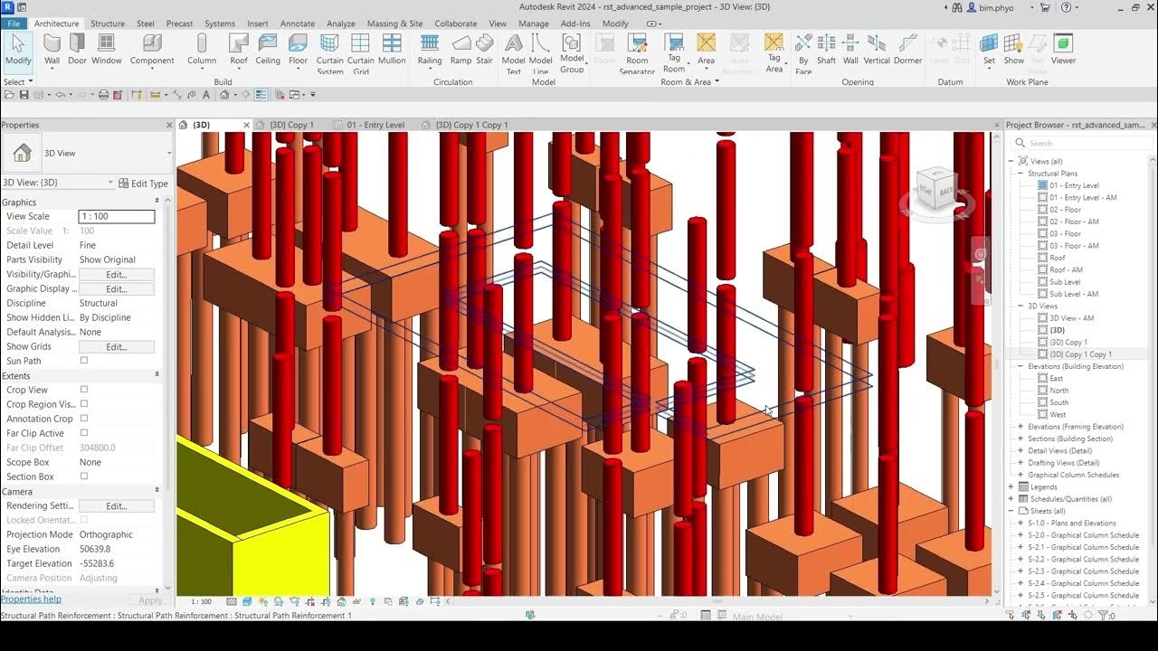 How to control visibility / graphic override in revit - Part 2 - YouTube