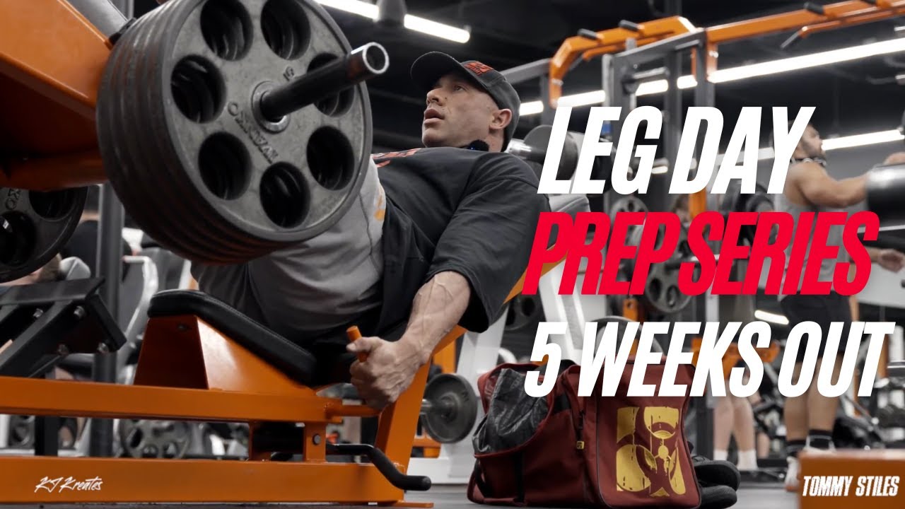 LEG DAY | CONTEST PREP TRAINING | 5 WEEKS OUT - YouTube
