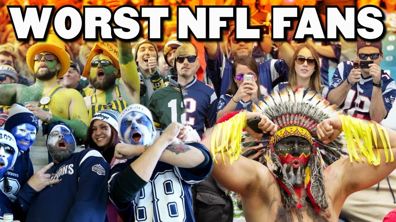 Ranking the WORST NFL Fanbases - YouTube