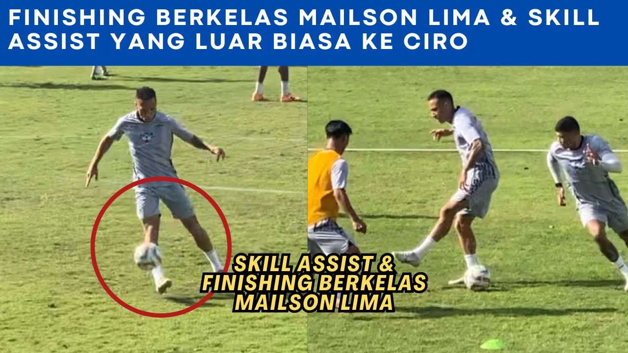 FINISHING BERKELAS MAILSON LIMA‼️ PEMAIN PERSIB DILATIH FINISHING - YouTube
