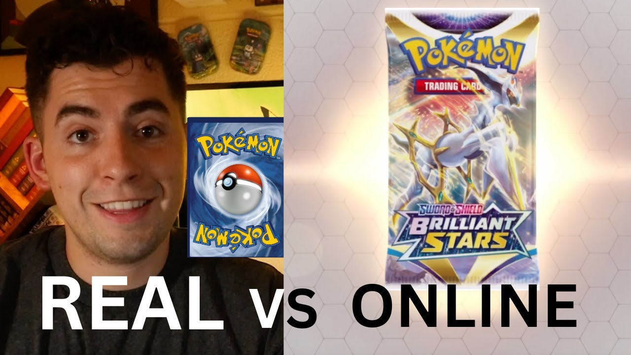 Online Pokemon Cards VS Normal Packs - YouTube