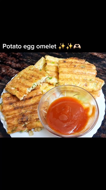 Potato egg omelet ️ ️🫶🏻#recipe #food #kitchen #egg #music - YouTube