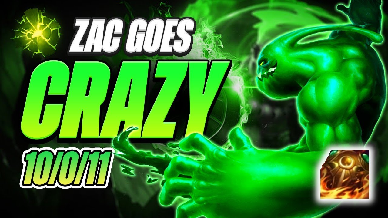 Zac Support Goes Crazy in Season 14!! Live Stream Reel - YouTube